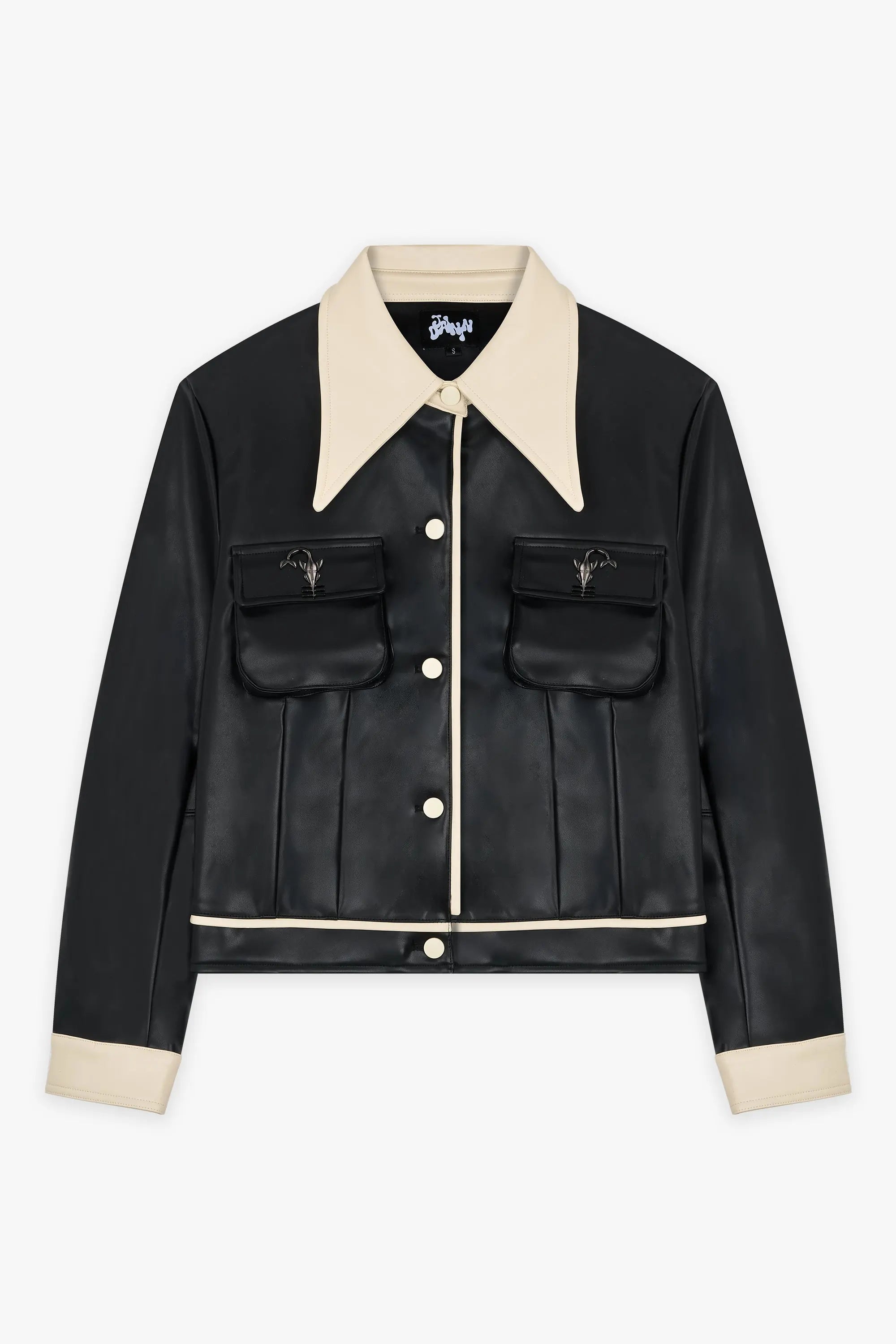 dola - Djainin Sawfish Leather Jacket - dola